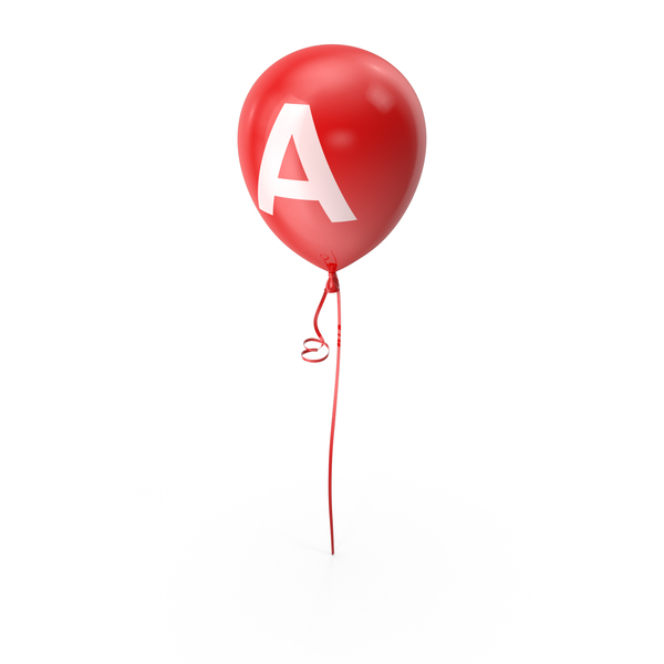 Letter A Balloon 3D Incl. helium glossy Envato