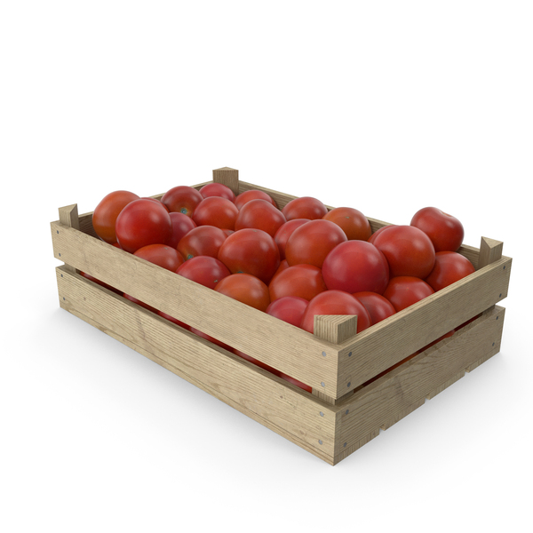Box of Tomatoes 3D Incl. tomato box Envato